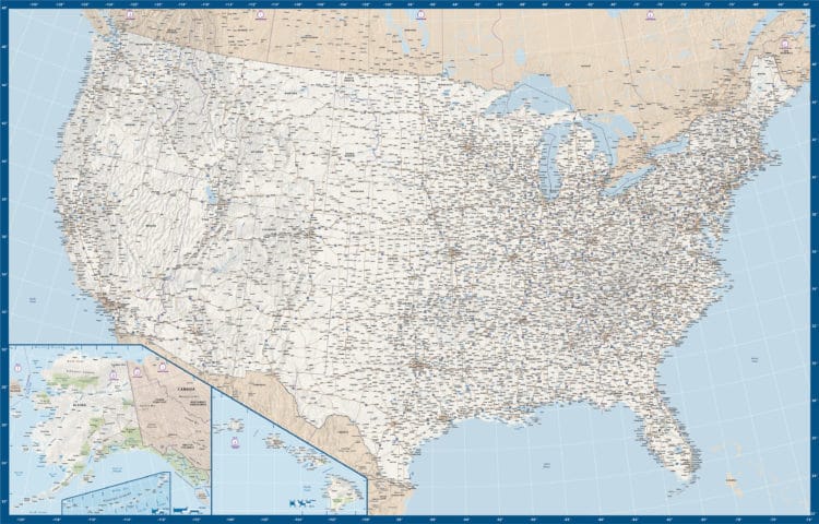 USA Maps | Digital & Wall | Creative Force Maps