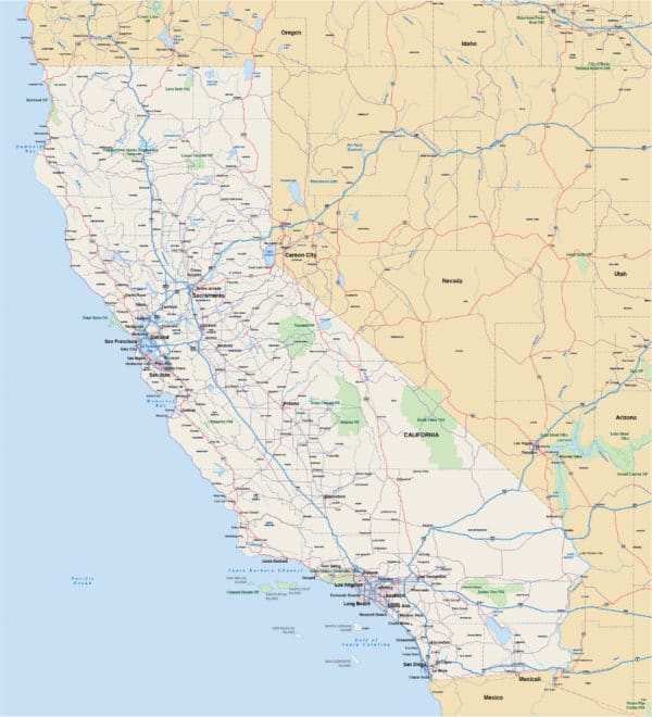 Los Angeles Metro Map | Digital Vector | Creative Force
