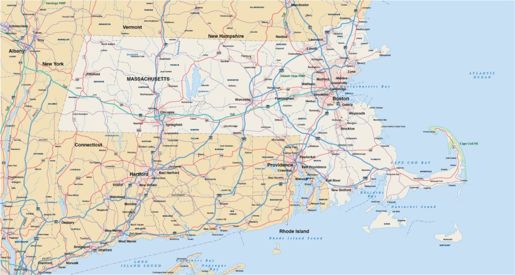 Boston Metro Map | Digital Vector | Creative Force