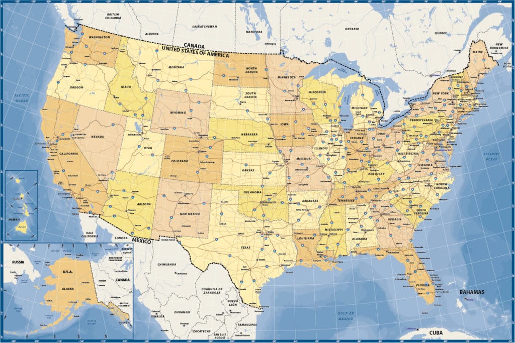 USA Maps | Digital & Wall | Creative Force Maps