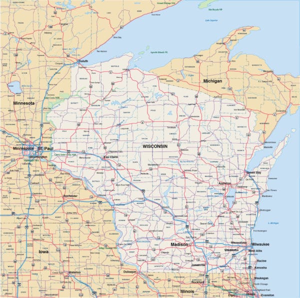 Milwaukee Metro Map | Digital Vector | Creative Force