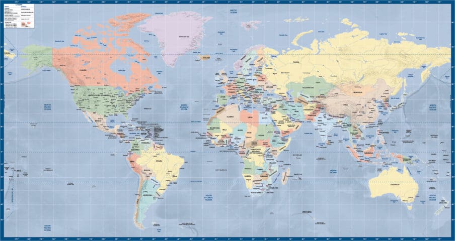 World Maps | Digital & Wall | Creative Force Maps