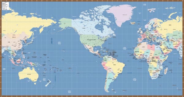 World Maps | Digital & Wall | Creative Force Maps