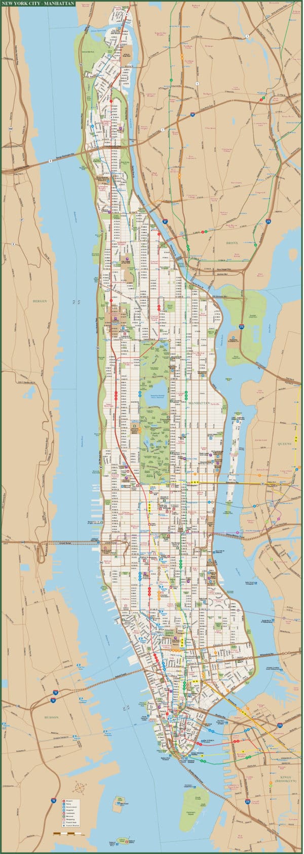 Manhattan Joinable Downtown Map | Digital| Creative Force