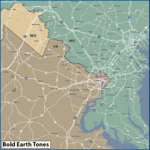 Regional Map Color Scheme Inspirations - Creative Force