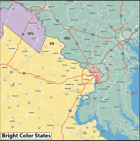 Regional Map Color Scheme Inspirations - Creative Force