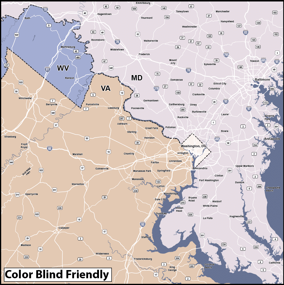 Regional Map Color Scheme Inspirations - Creative Force
